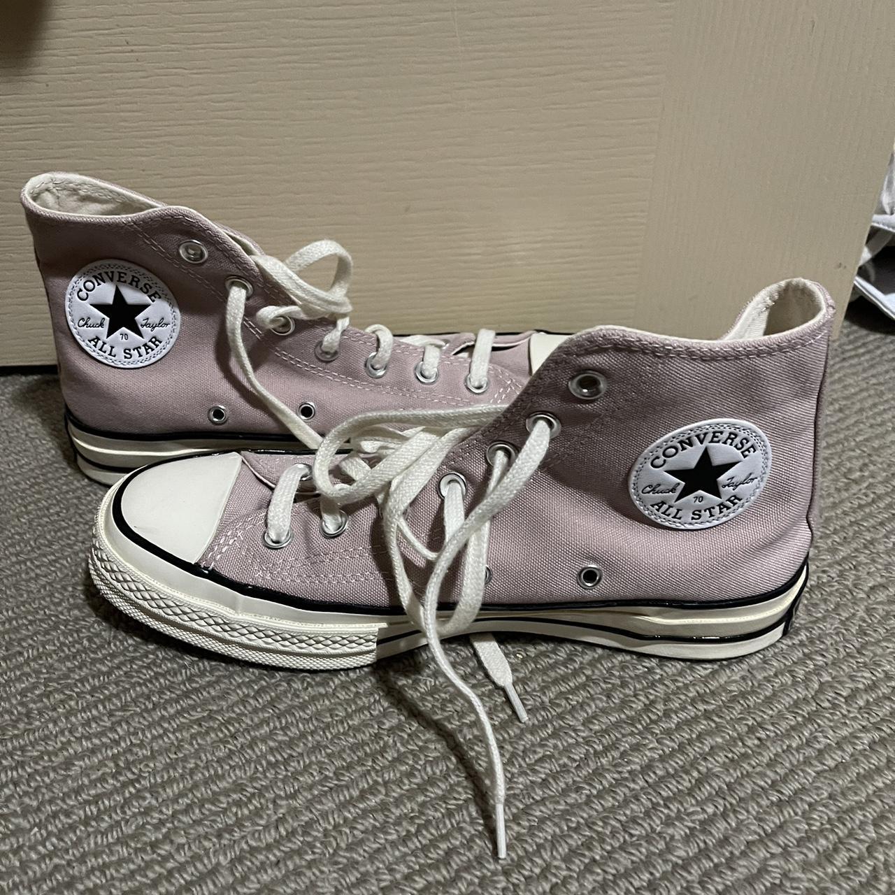 Size 8 mauve Chuck Taylor 70s Converse - Depop