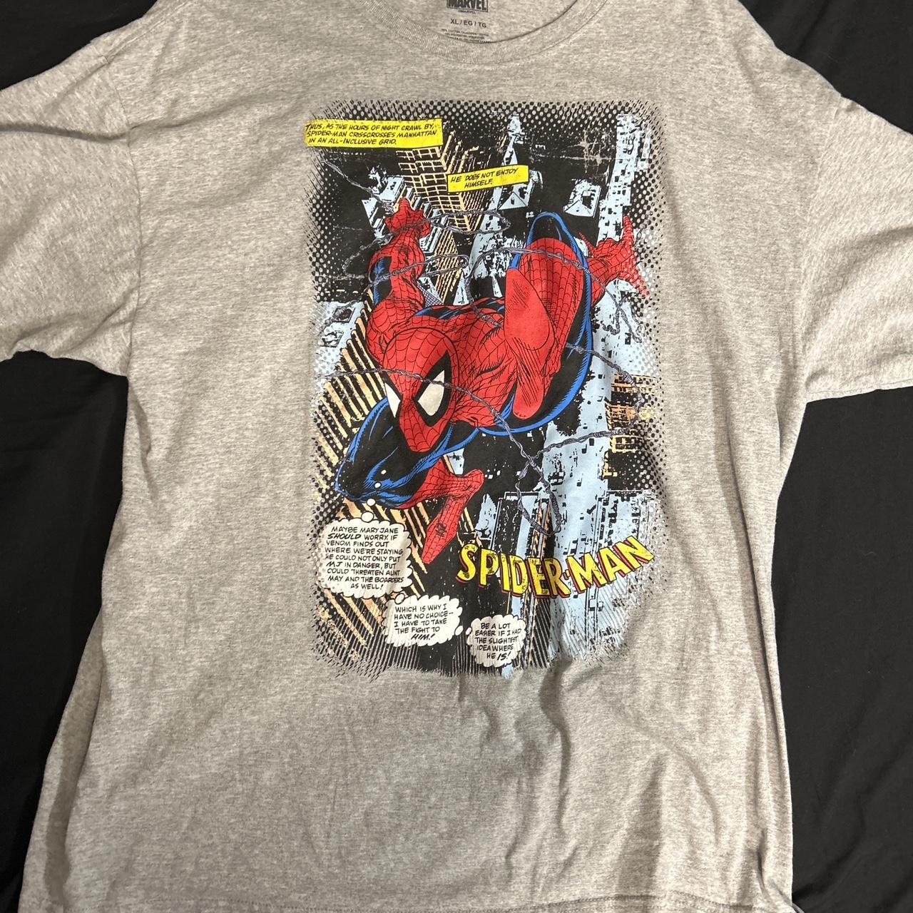 Marvel Spiderman comic style shirt - Depop