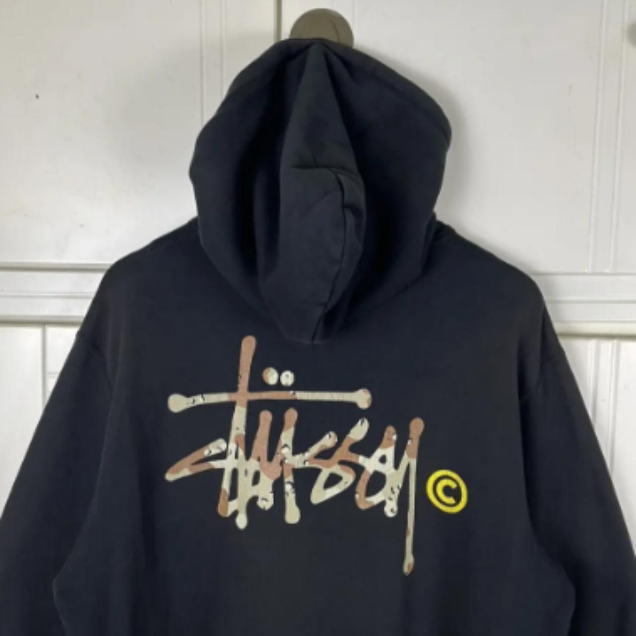 Vintage Stussy Signature Hoodies Size Men's / US XL... - Depop