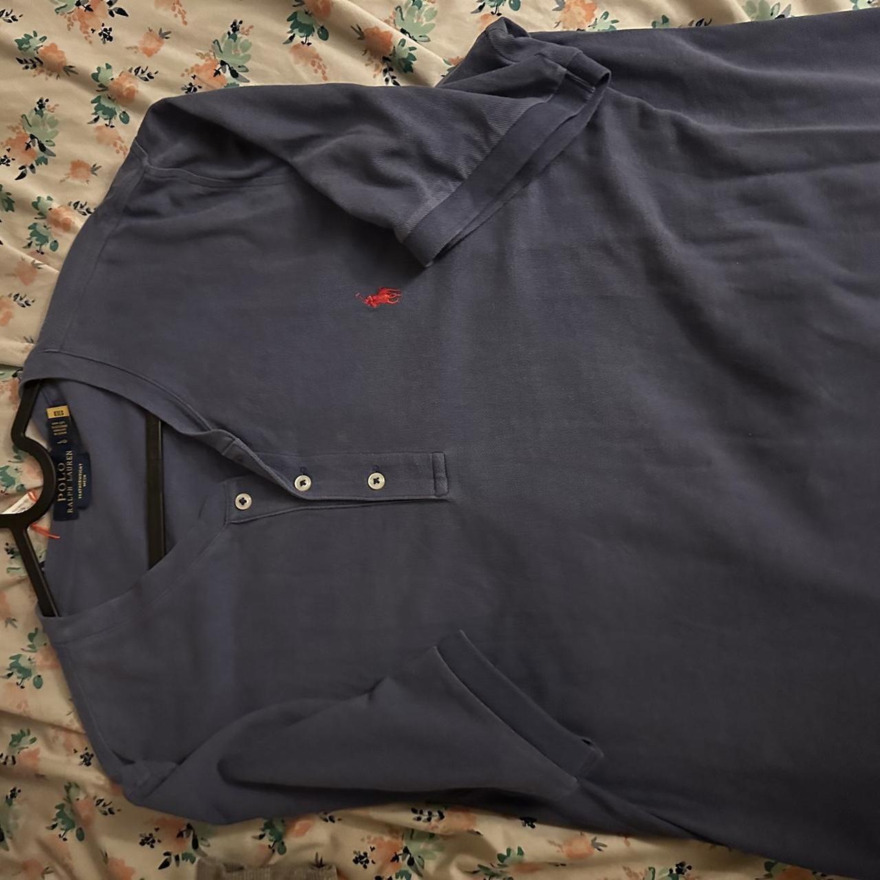Polo Ralph Lauren tee with barcode scanner - Depop