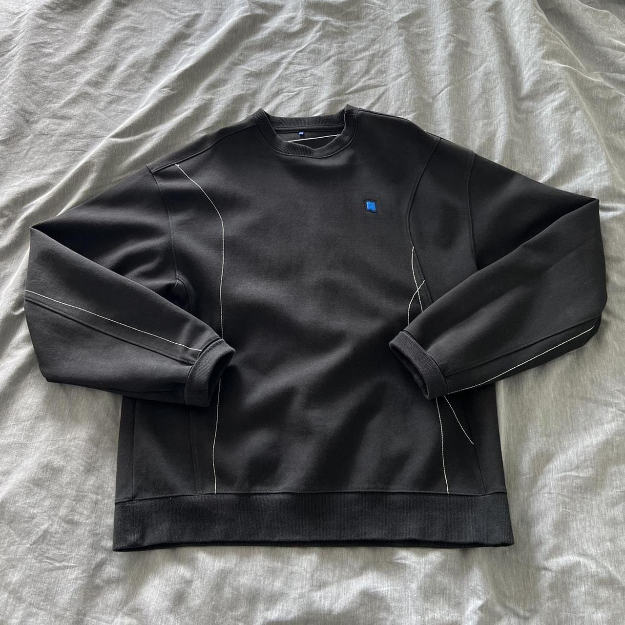 Ader Error F/W2022 Black crew neck sweatshirt Size... - Depop