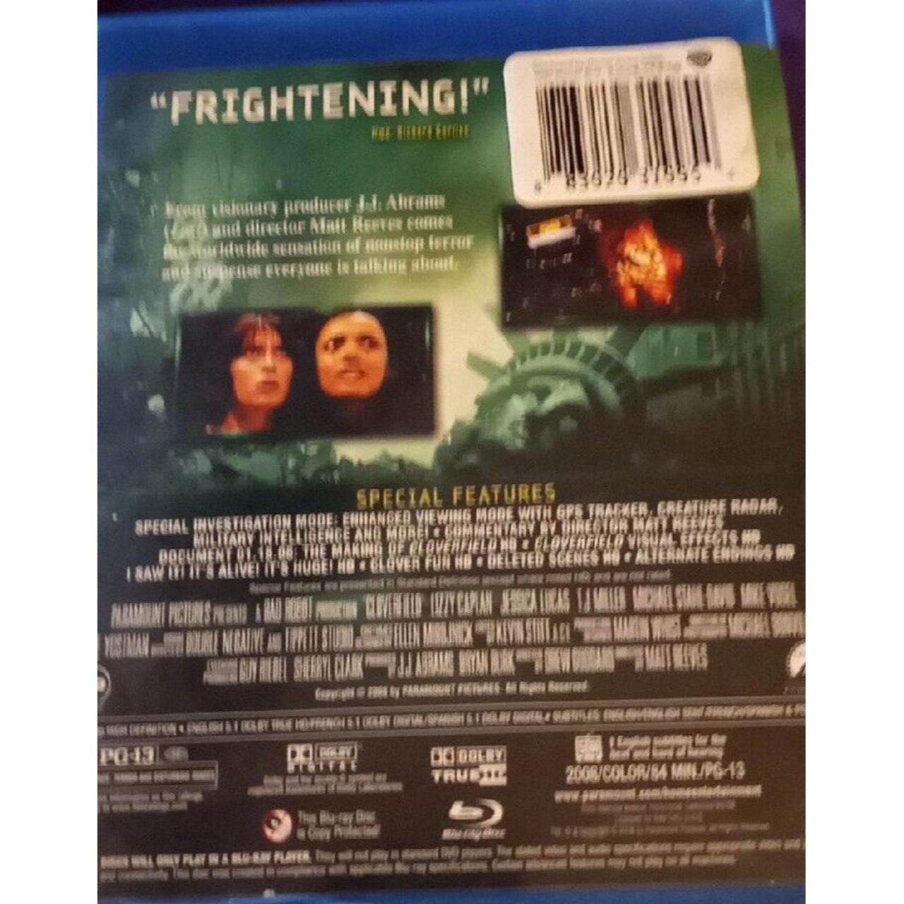Cloverfield (Blu-ray Disc, 2013). - Depop