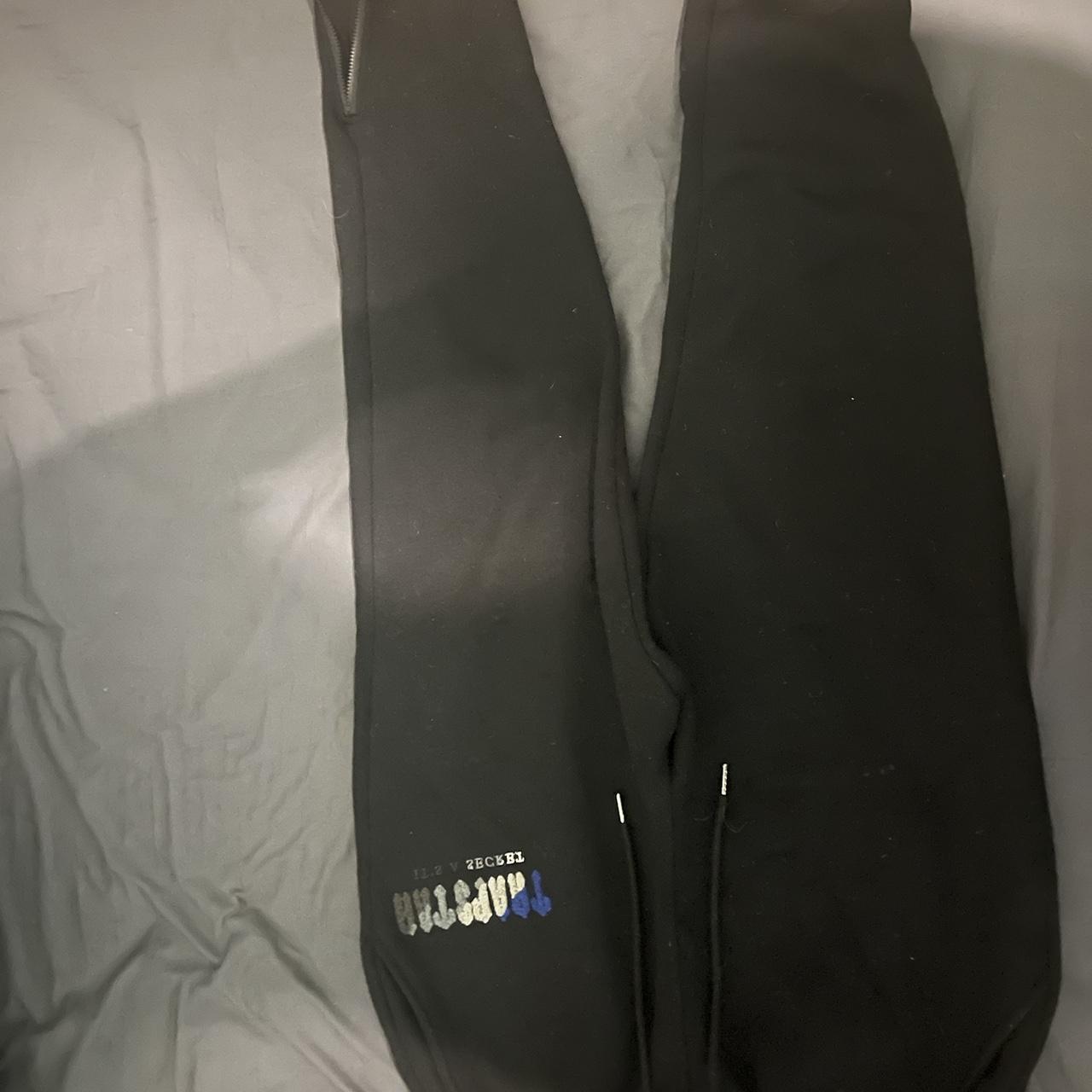 Brand New Medium Trapstar Blue and Grey Trackpants - Depop