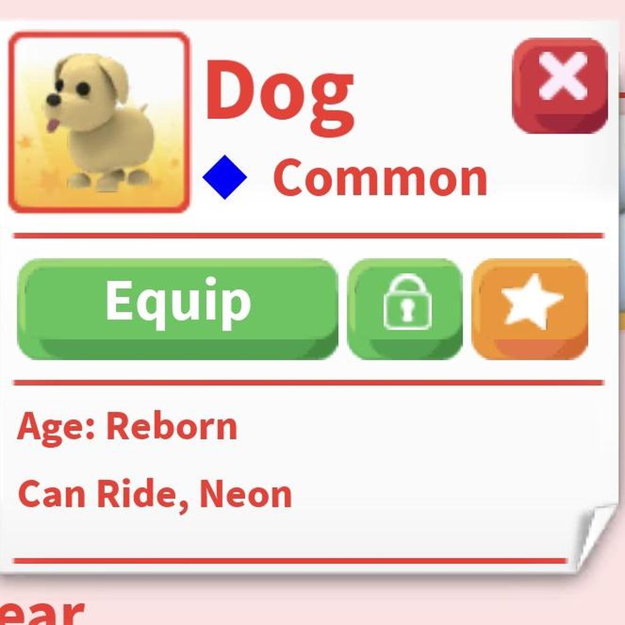 NR dog adopt me digital - Depop