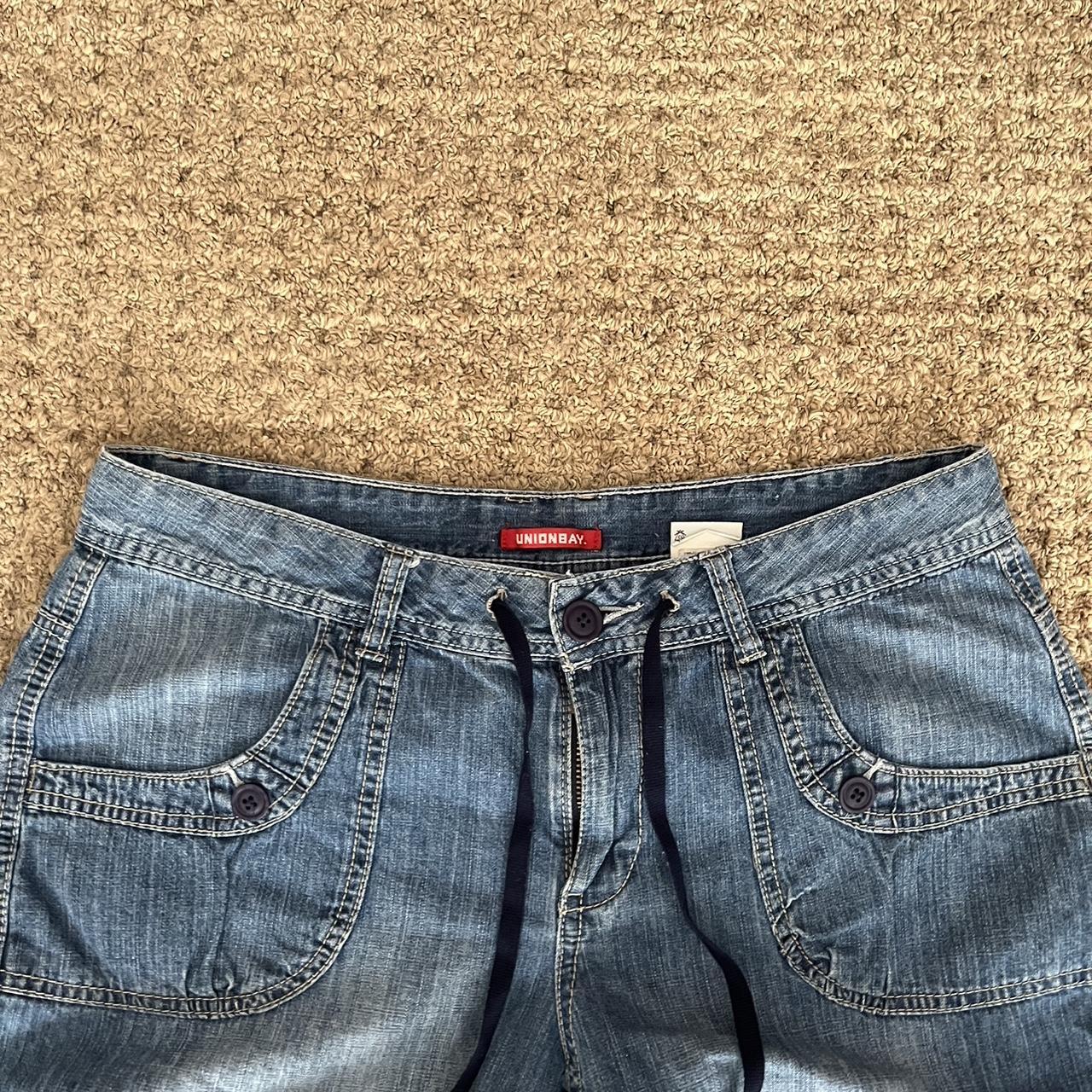 Y2K Union Bay blue cargo jorts #y2k #cargo Nice fit... | Depop