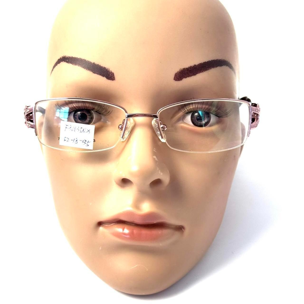 Gorgeous vintage light pink metal frame glasses... | Depop