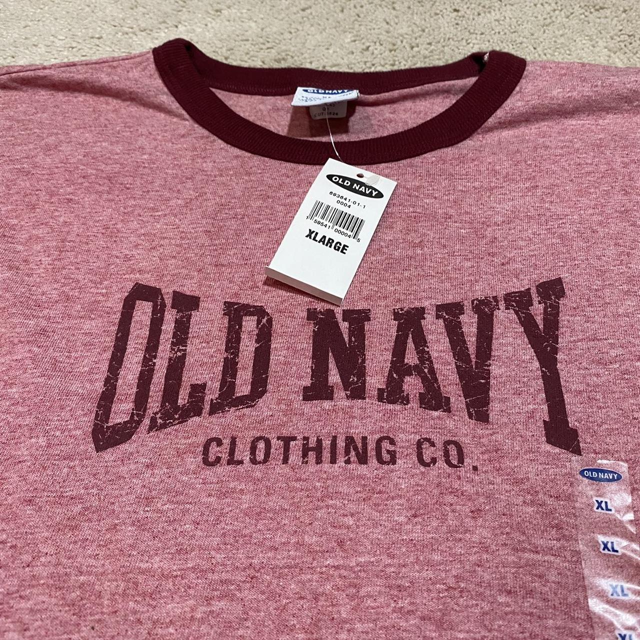 Vintage deadstock NOS NWT red ringer tee Size xl old... | Depop