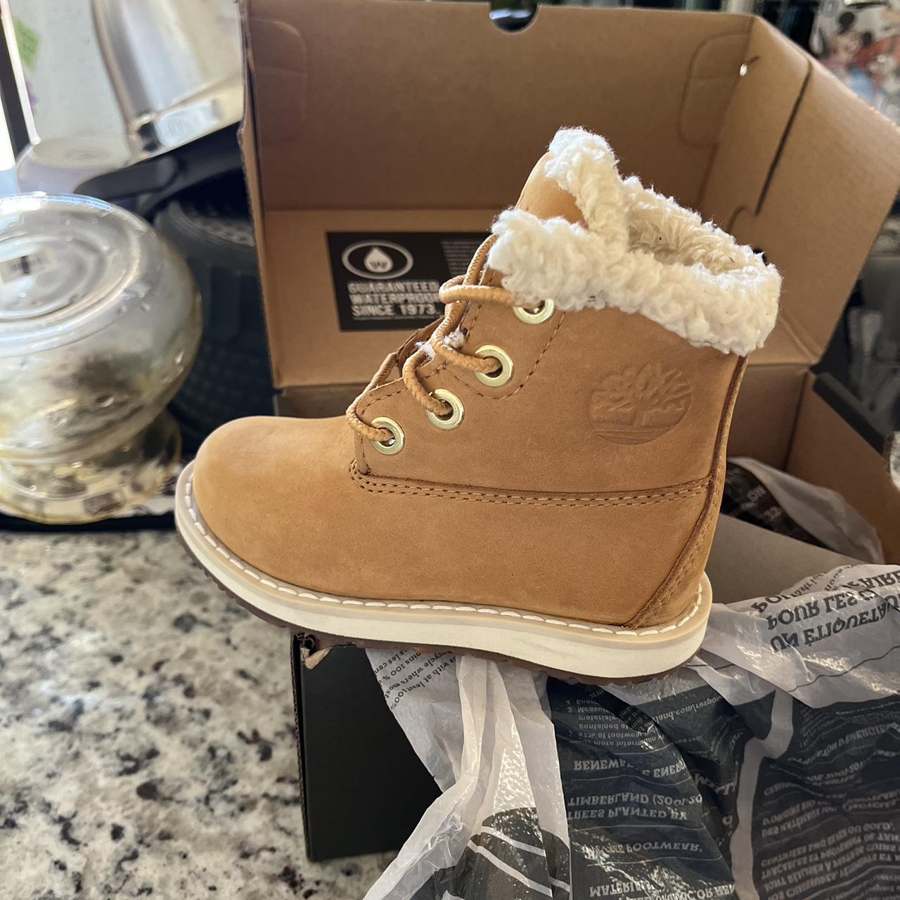 Brand new never used baby boots Girls size 6 - Depop
