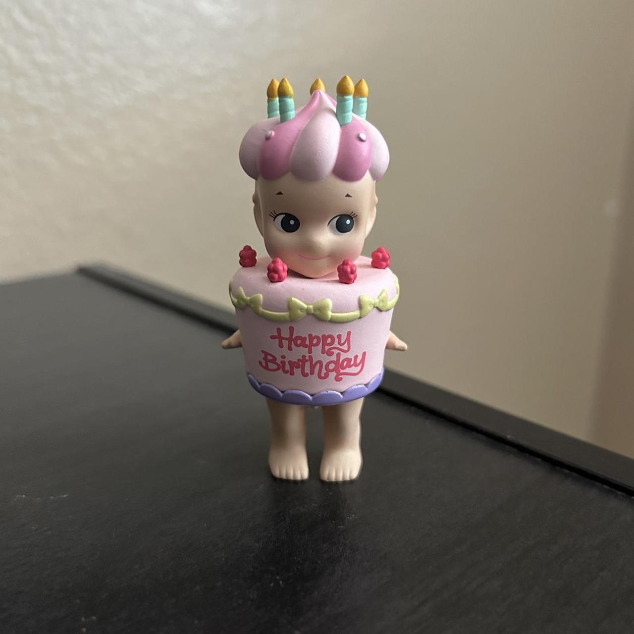 SONNY ANGEL Birthday Gift Series Raspberry Cake Mini... - Depop