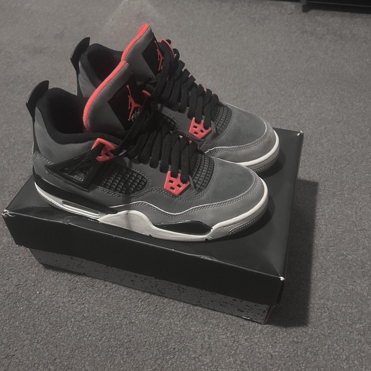 Air Jordan 4 Retro Infrared GS - UK Size 6 (25cm) -... - Depop