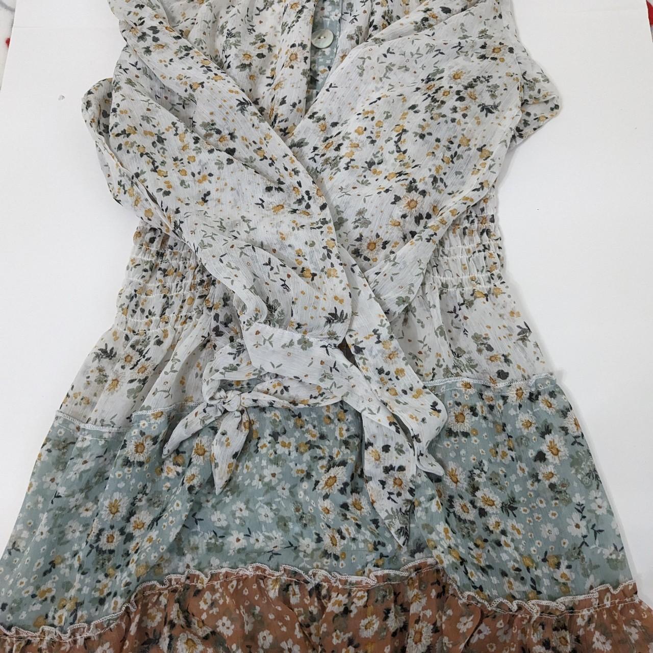 Cottage core dress large beautiful - Depop