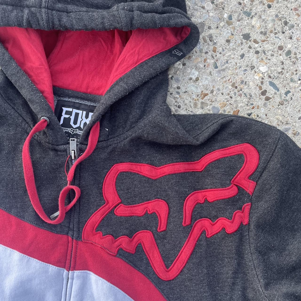 Vintage Y2K Fox Racing Zip Up •Y2K •Rare Fox Zip... - Depop