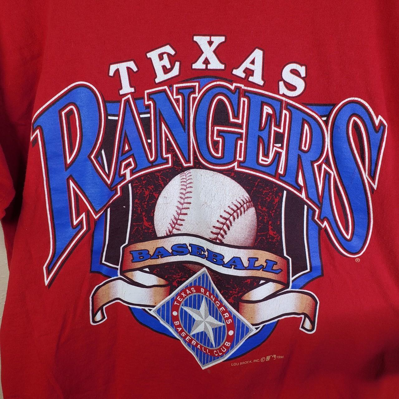 Vintage Texas Rangers 90s t shirt Size Large... | Depop