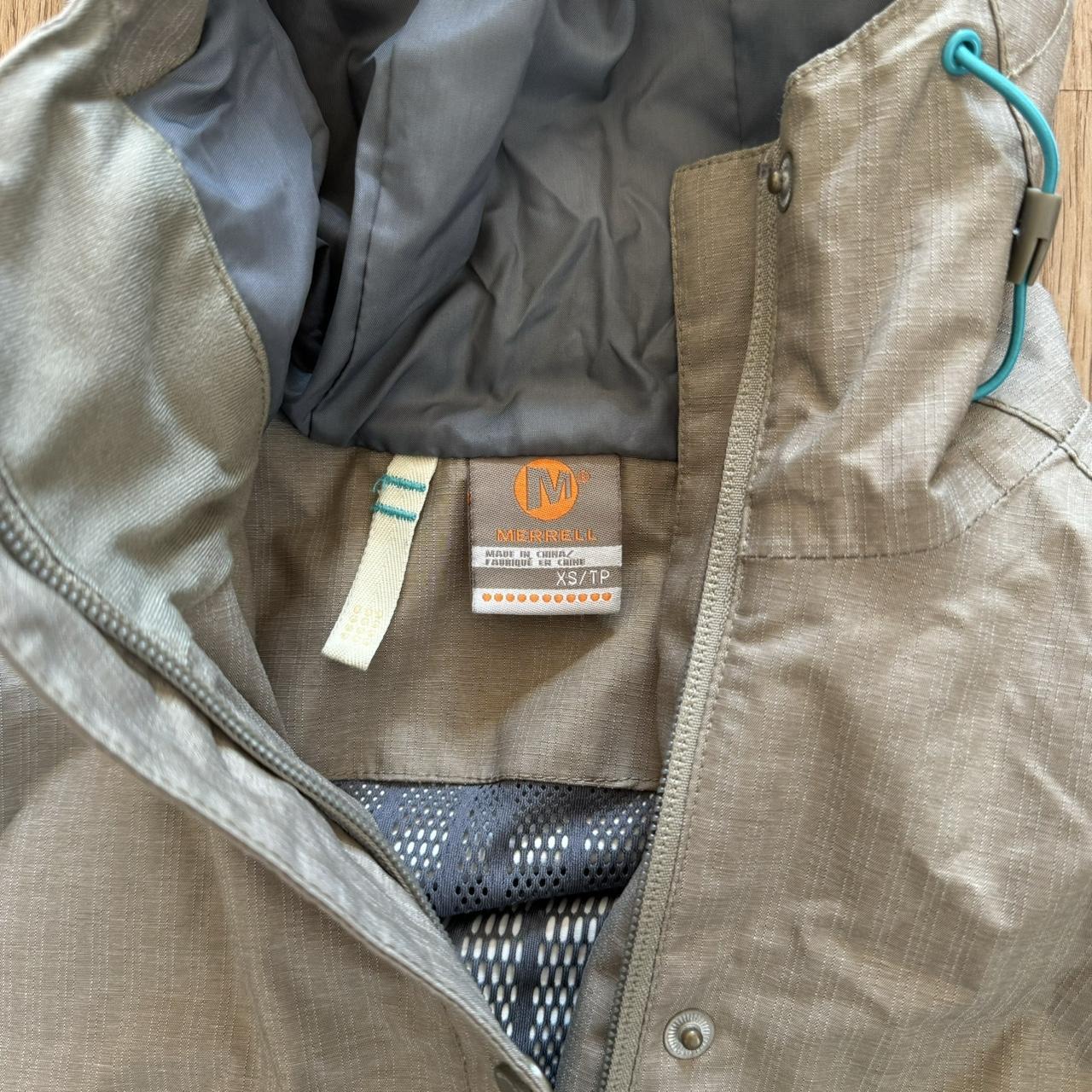 Merrell Lightweight waterproof jacket with hood... - Depop