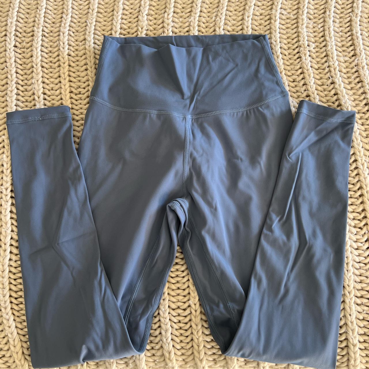 Size 4 blue lululemon align leggings in 25. Tag is... - Depop