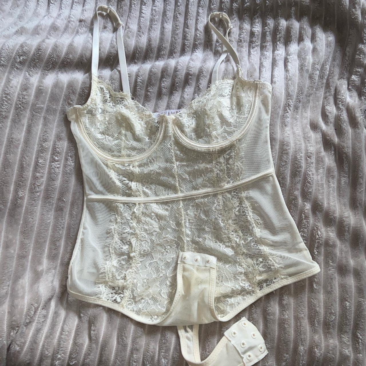 Sexy off white body suit looks like lingerie but... - Depop