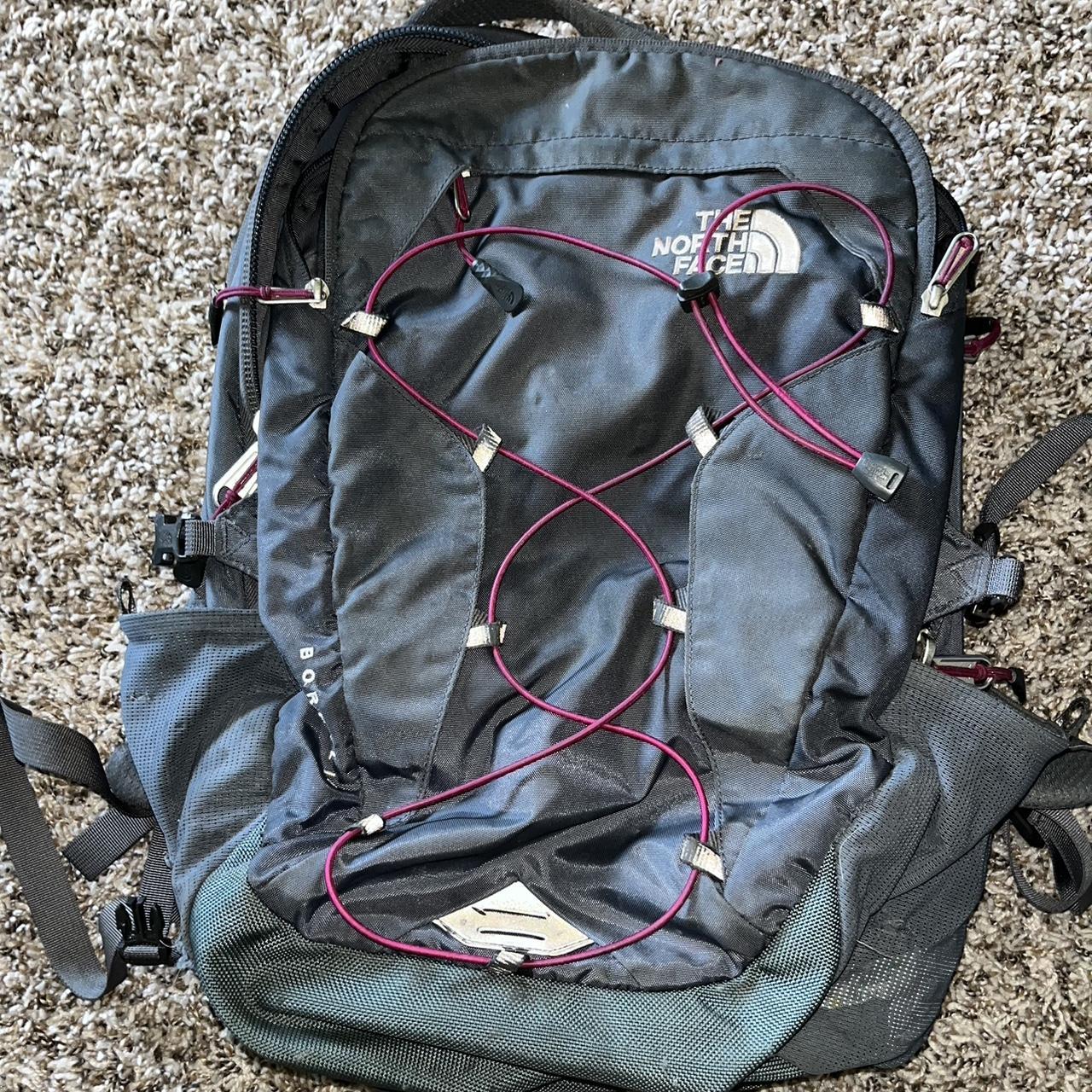 north face backpack with minor flaws as seen in... - Depop