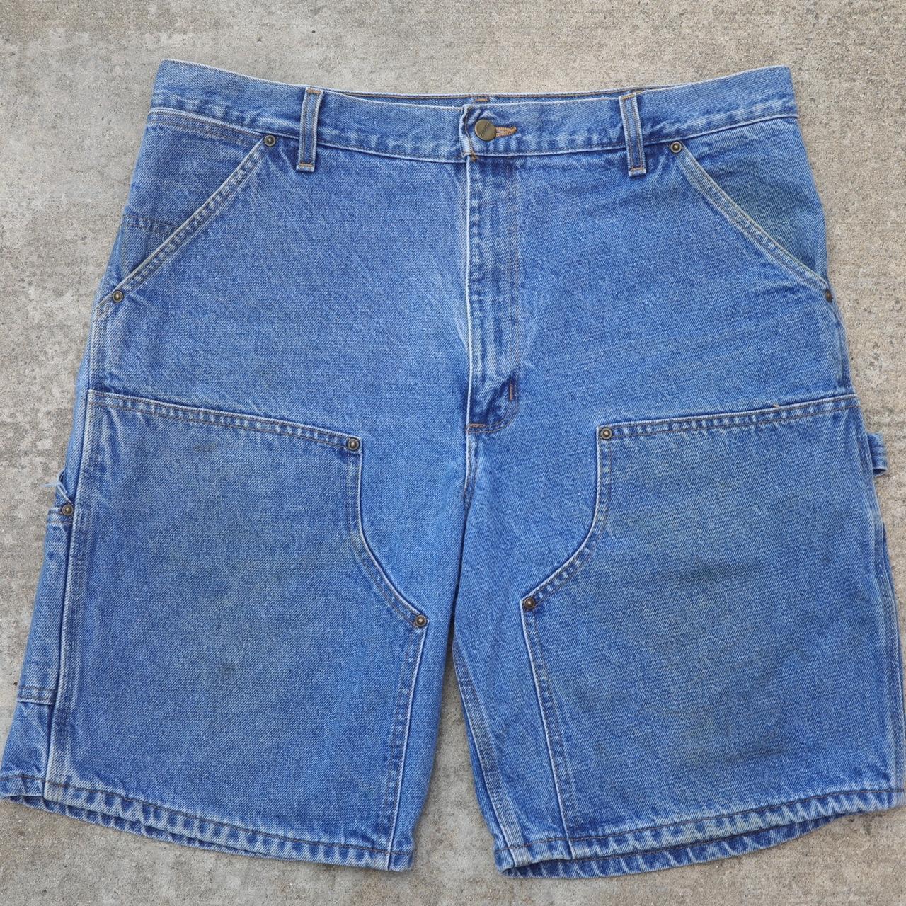 Carhartt B79 DST Dark Stone Washed Denim Double Knee... - Depop