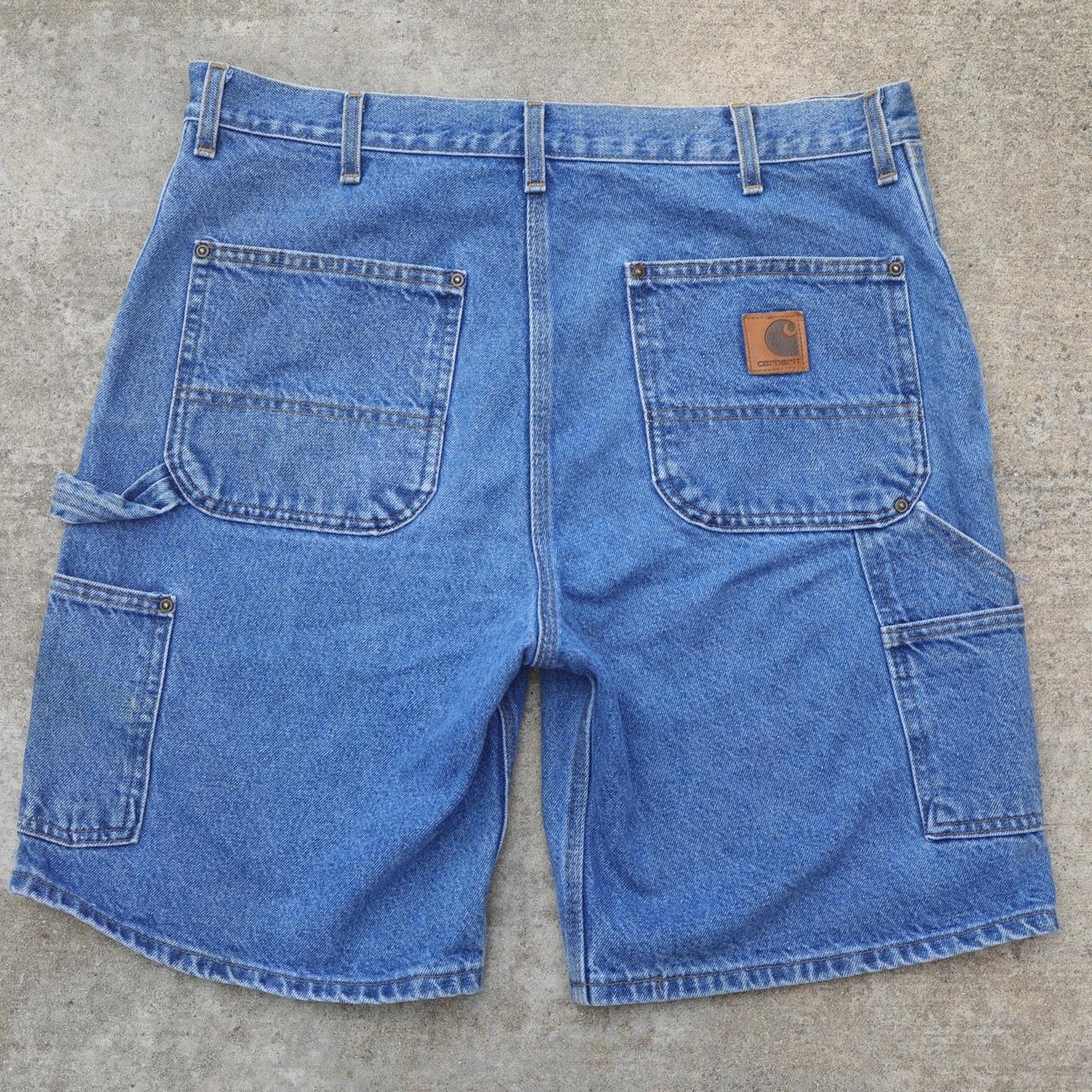 Carhartt B79 DST Dark Stone Washed Denim Double Knee... - Depop