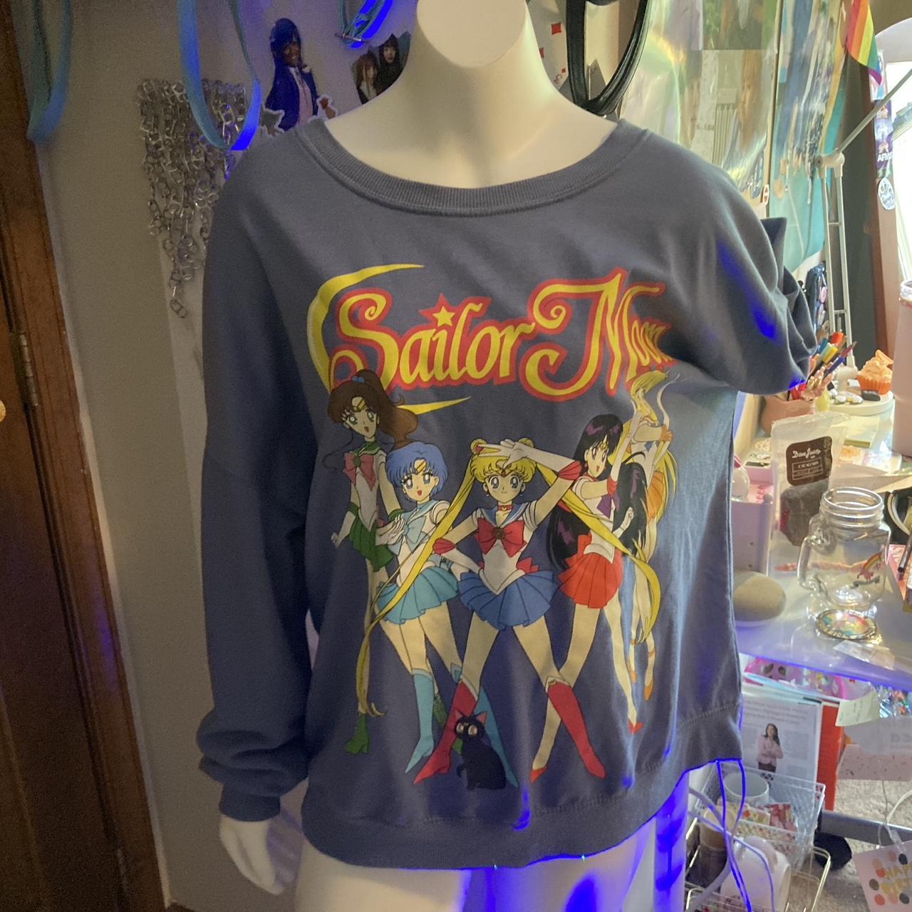 CUTE ANIME SALIOR MOON SHIRT! WORN LILE 2 TIMES AND... - Depop
