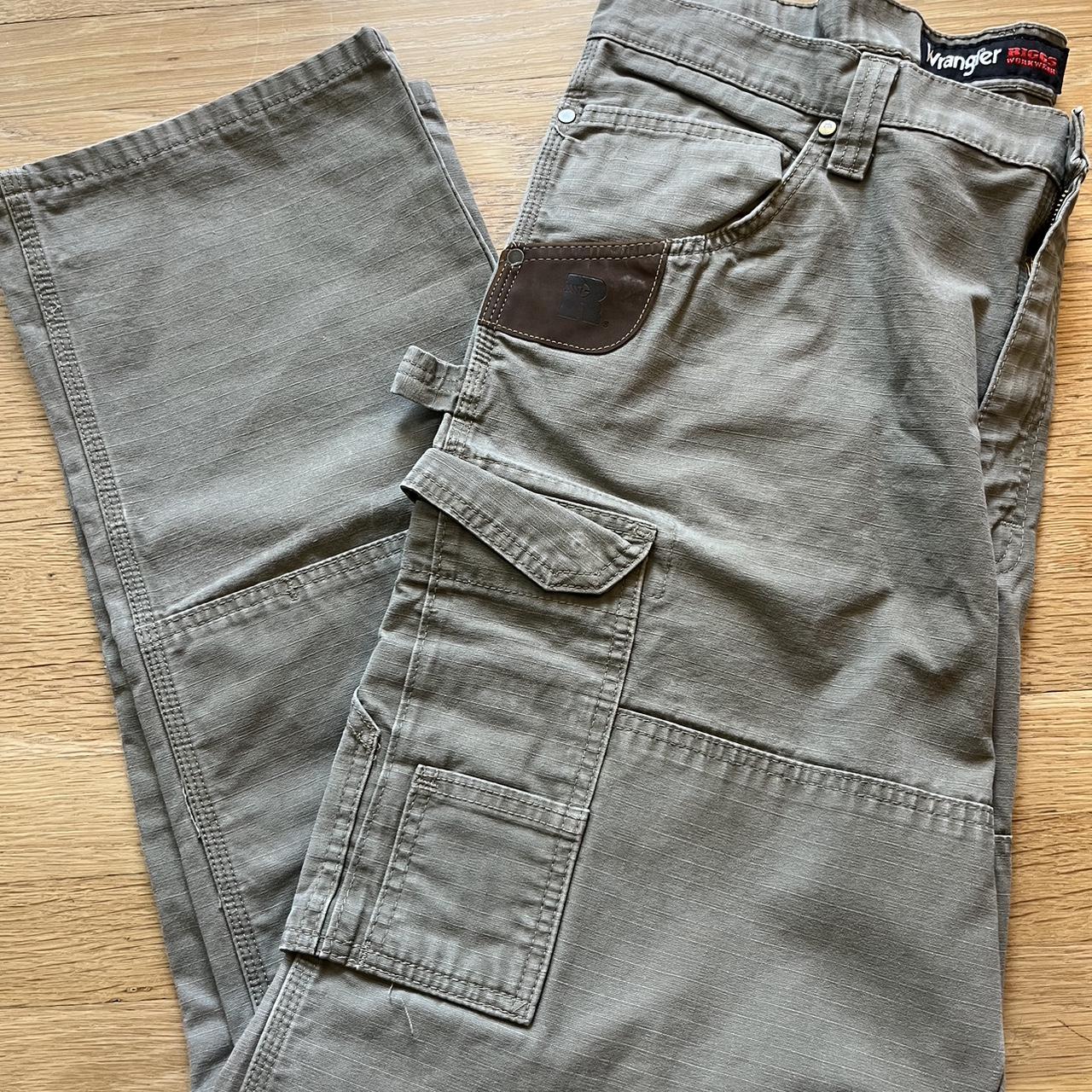 WRANGLER RIGGS PANTS - Depop