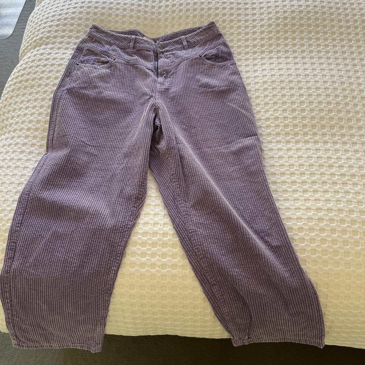 Last season Gorman purple corduroy straight leg... - Depop