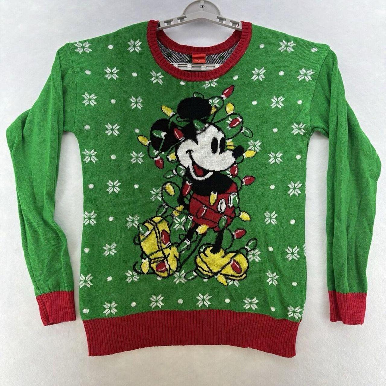 Disney Mickey Mouse Christmas Sweater Adult Size XL... | Depop