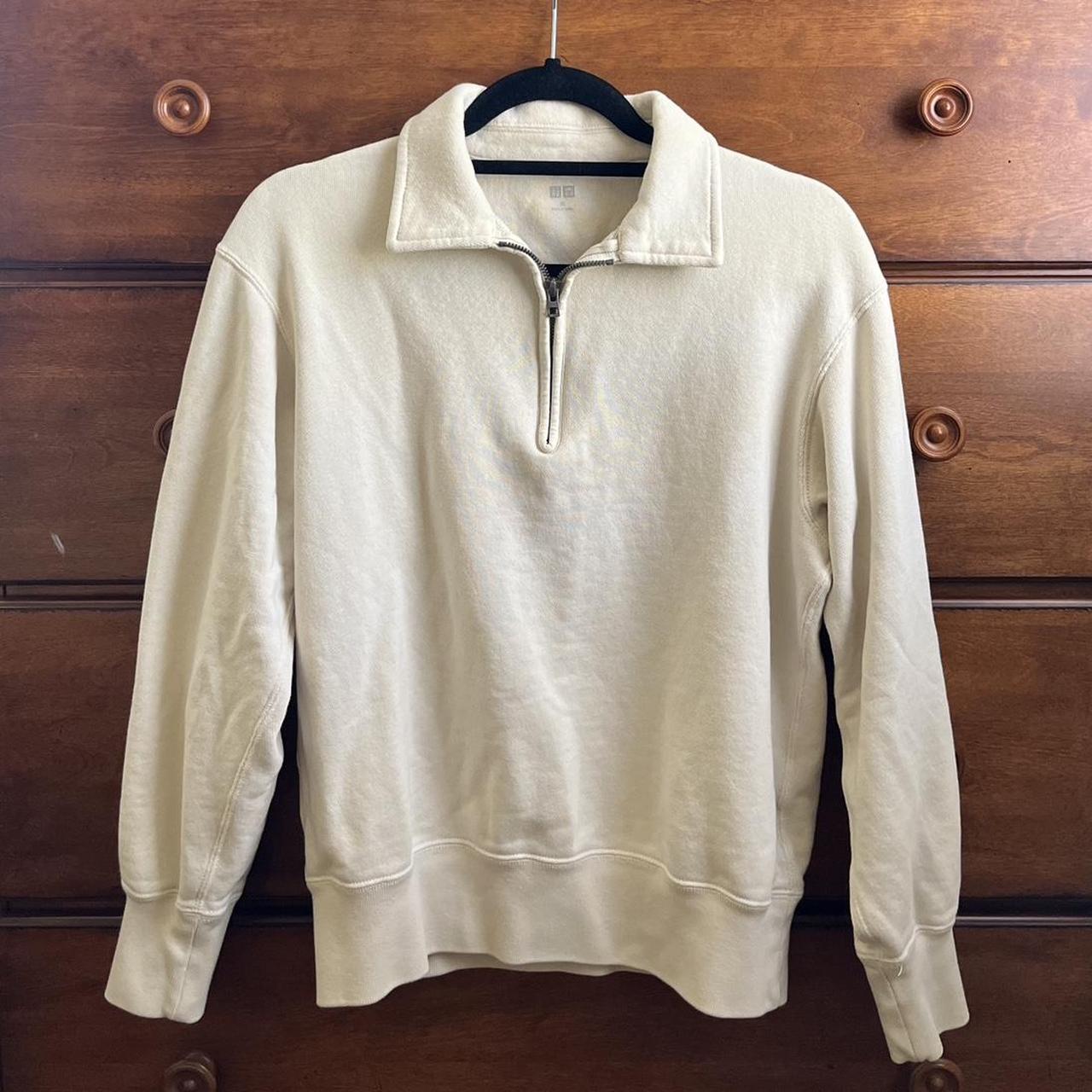 UNIQLO Half Zip Sweatshirt Size: XS (fit like S) - Depop