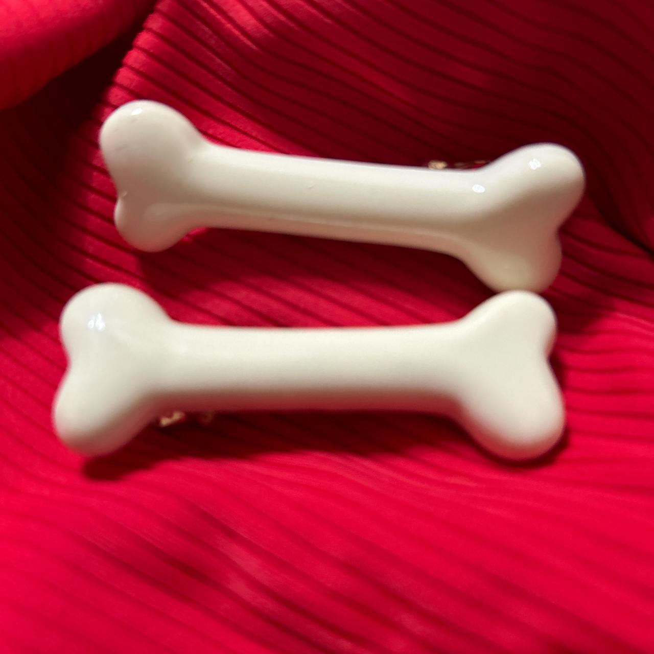 Hair accessories hair clip barrettes bones Emo, goth... - Depop