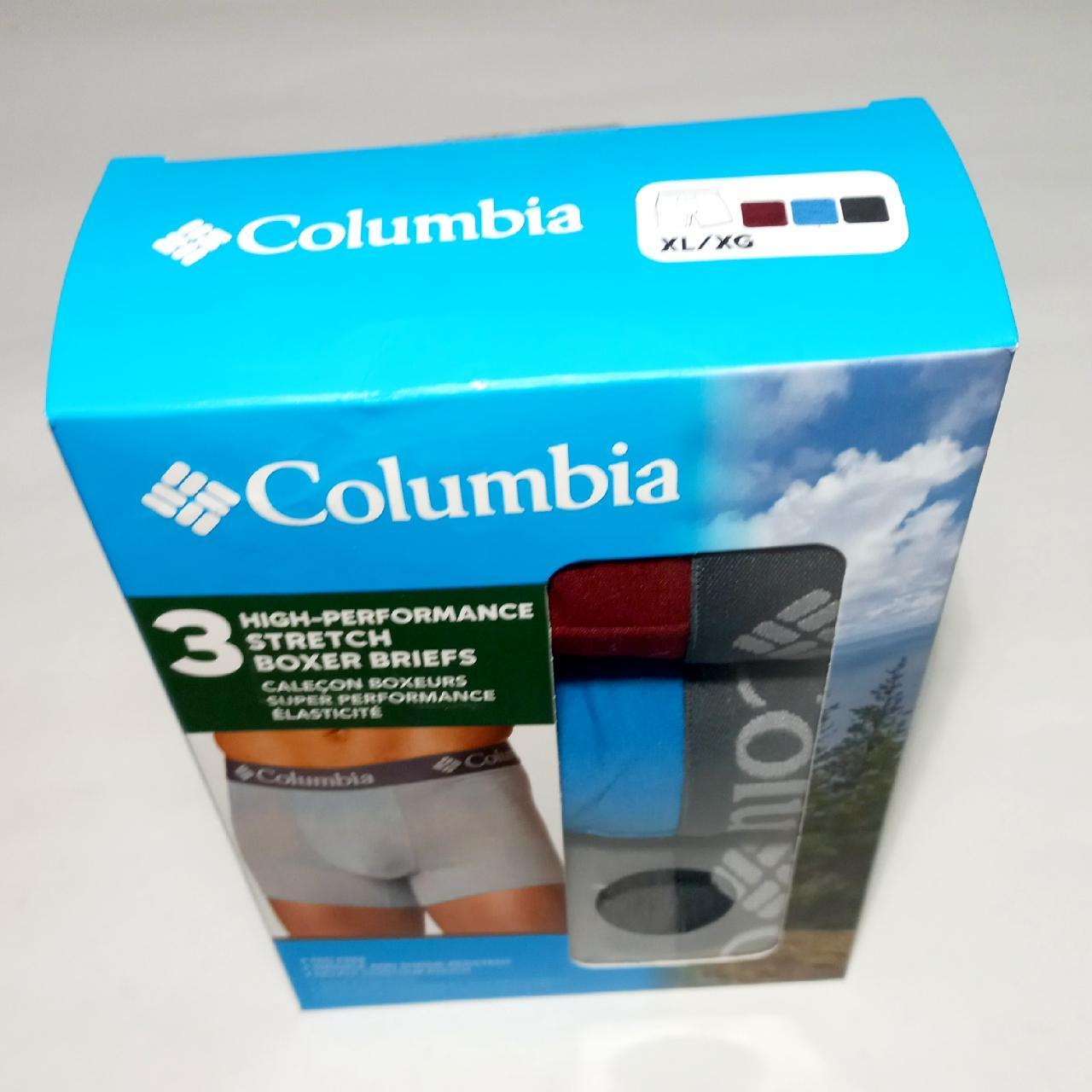 New COLUMBIA 3 Pack HIGH-PERFORMANCE Stretch Boxer... - Depop