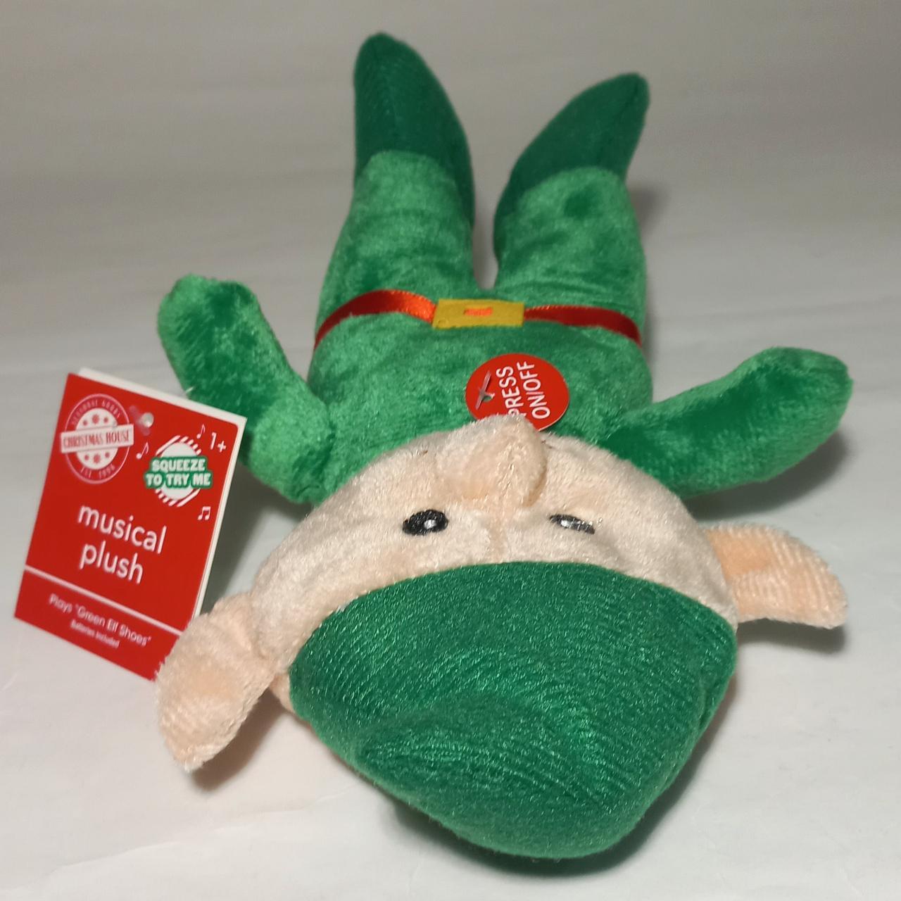 Christmas House Musical Plush Elf Soft Plush Toy... - Depop