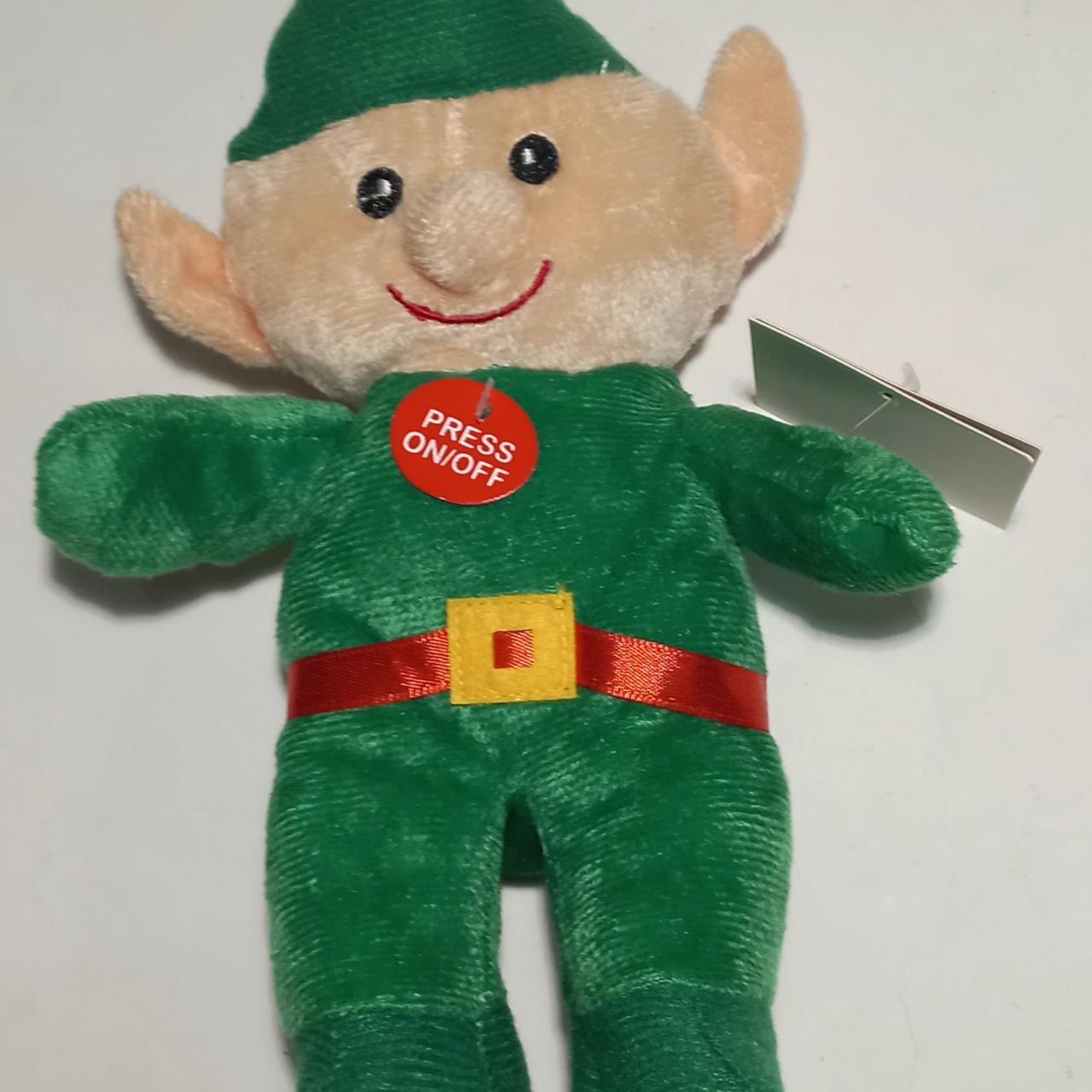 Christmas House Musical Plush Elf Soft Plush Toy... - Depop
