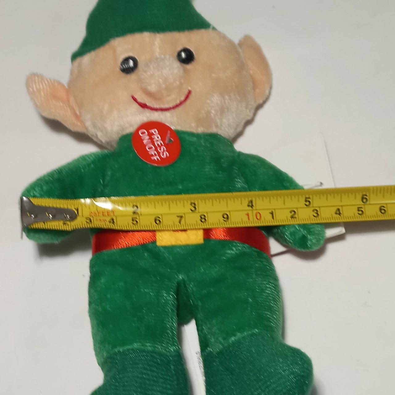 Christmas House Musical Plush Elf Soft Plush Toy... - Depop
