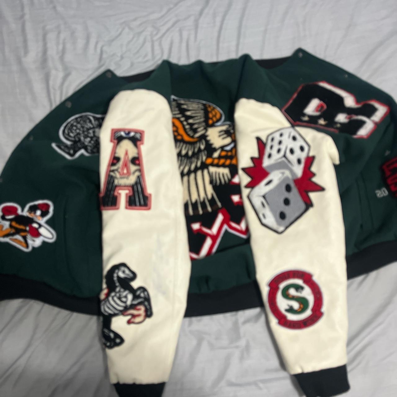 Reason Men's Spoiler Varsity Patch Jacket Size M... - Depop