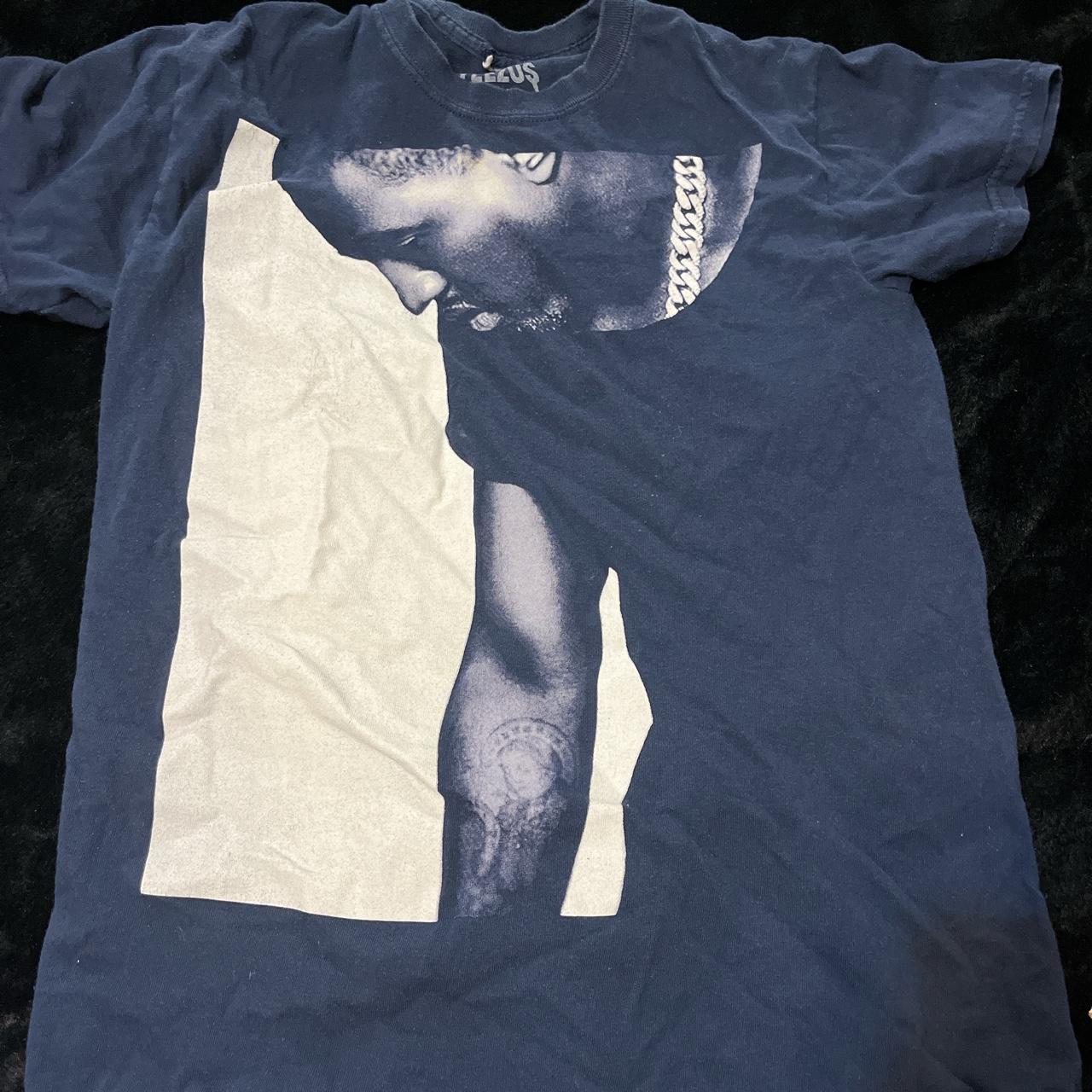 Blue Kanye shirt #ye #kanye #blue #tshirt - Depop