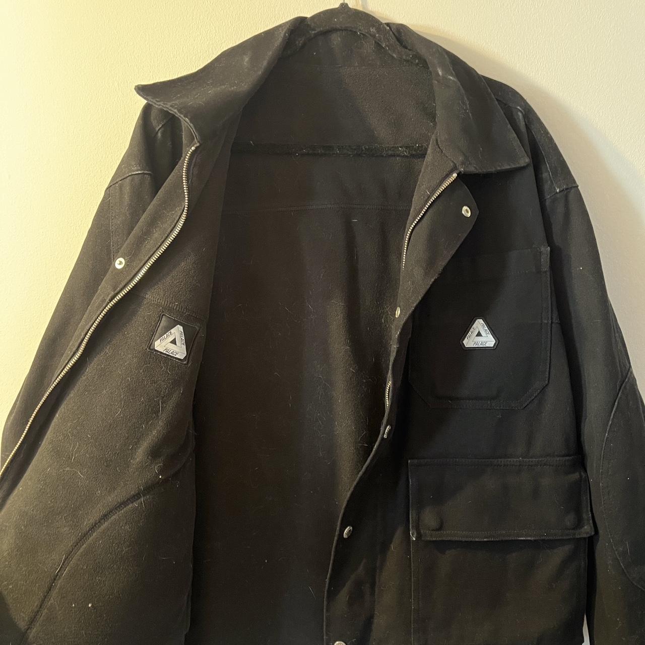 Black palace reversible jacket Size medium Very... - Depop