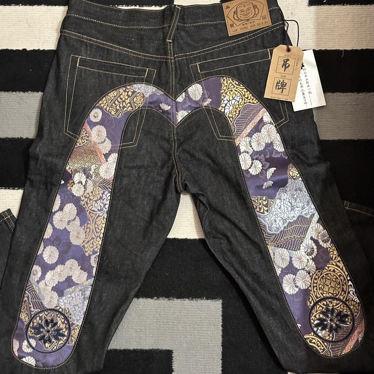 Pantalon Evisu neuf - Depop