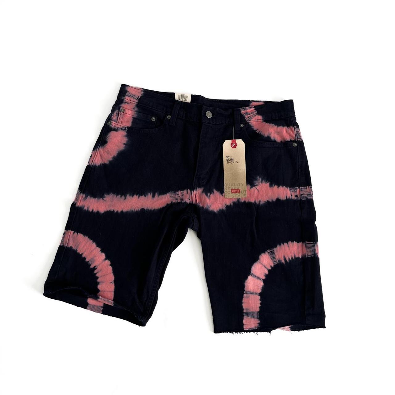 tie dye levi jorts - Depop