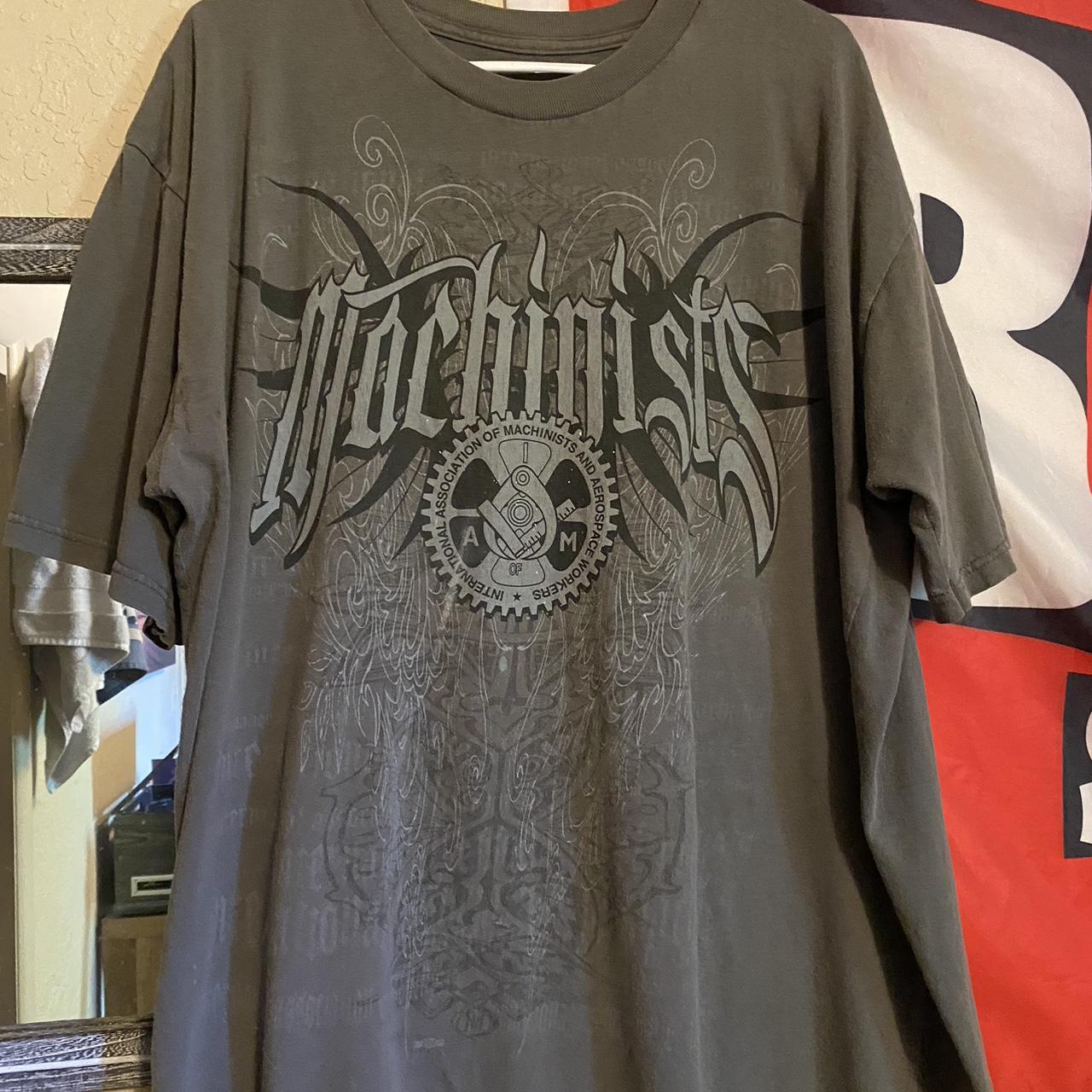 Union Line Shirt with cool graphic - Depop