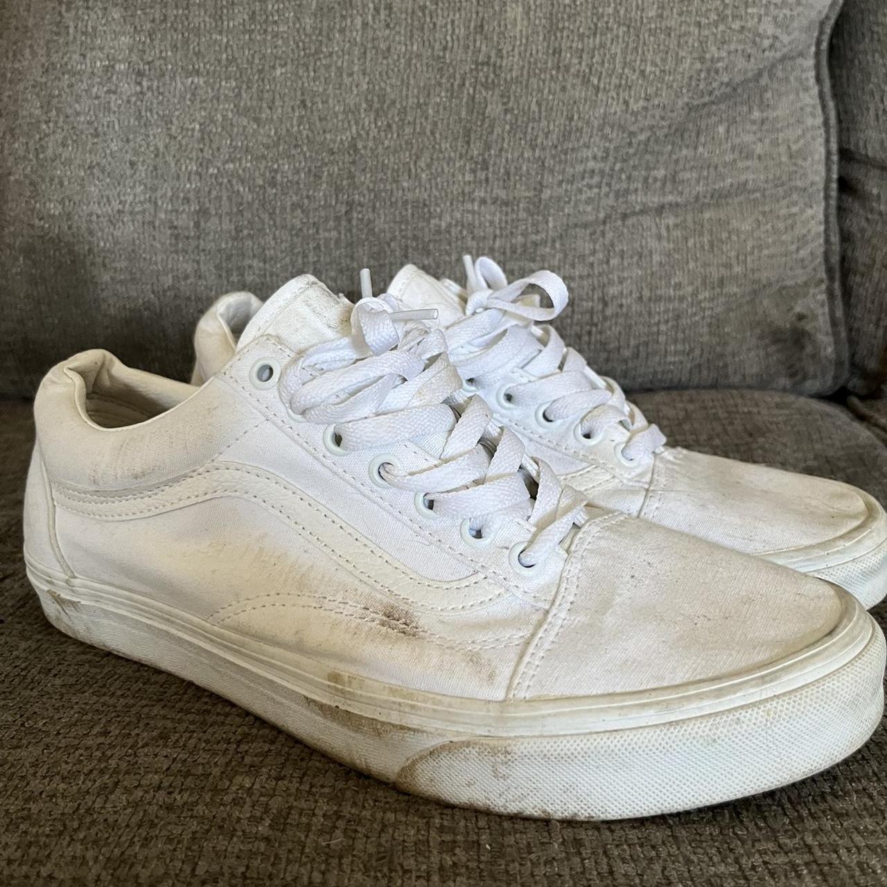white vans - Depop
