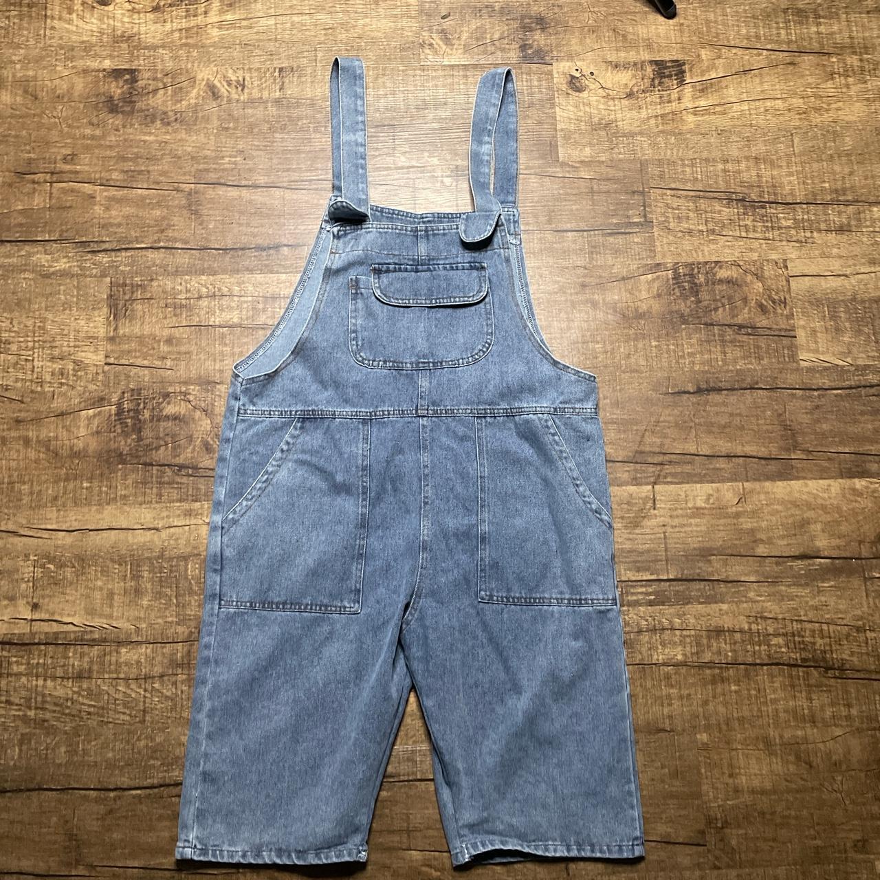 Blue Jean SHEIN overalls They are shorts size... - Depop