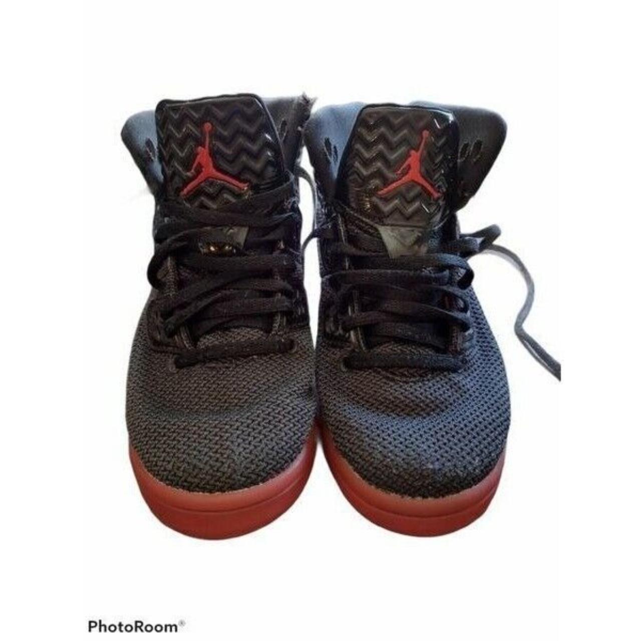 Nike Air Jordan - 807542-002 - Size 4Y - Black Red Grey - Depop