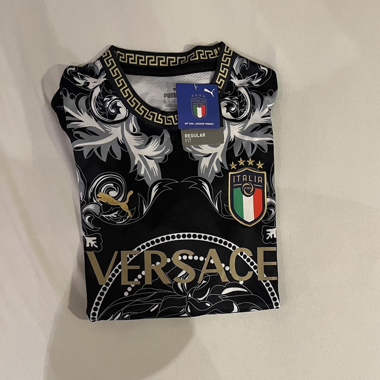 Italy x Versace Black Special Edition Men’s concept... - Depop
