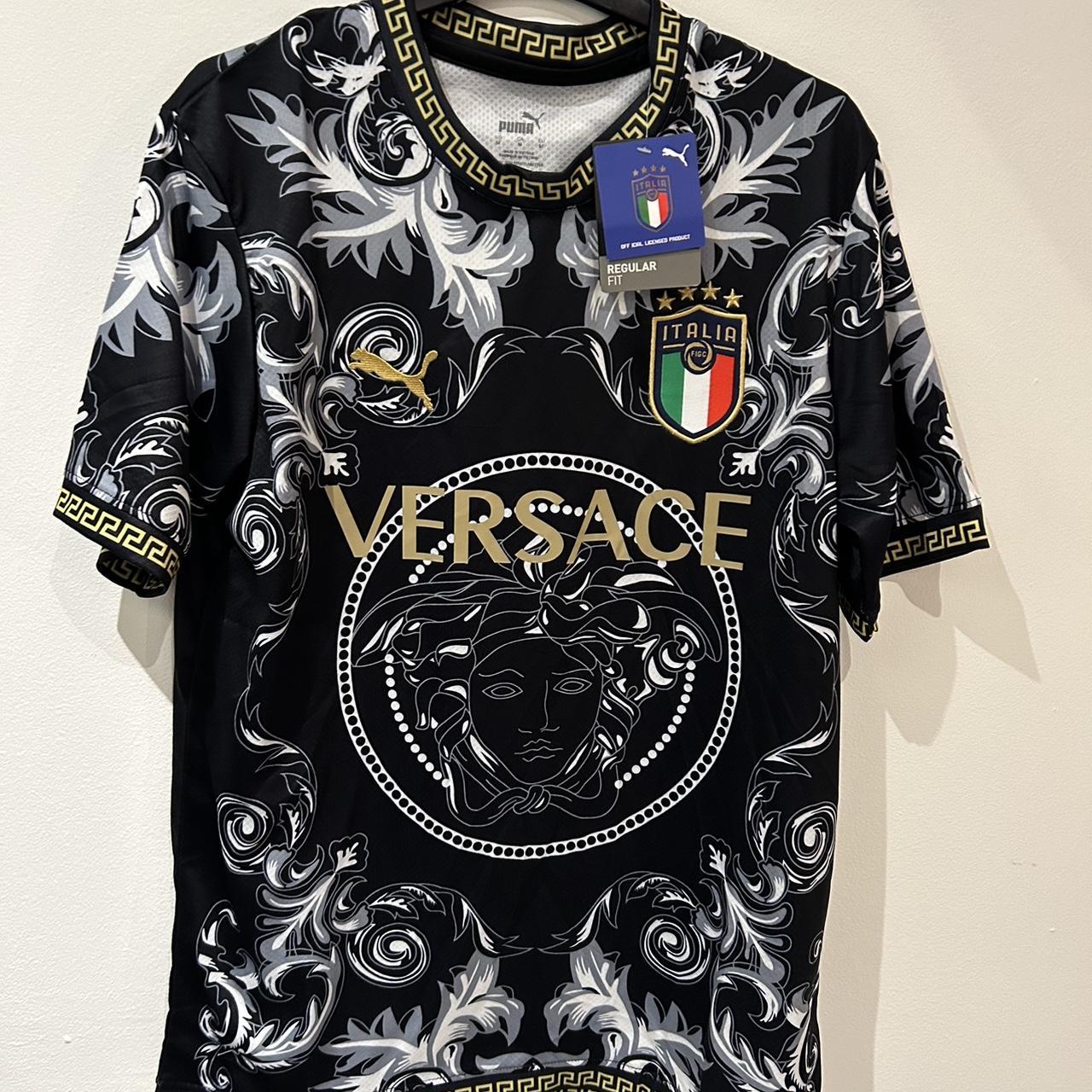 Italy x Versace Black Special Edition Men’s concept... - Depop