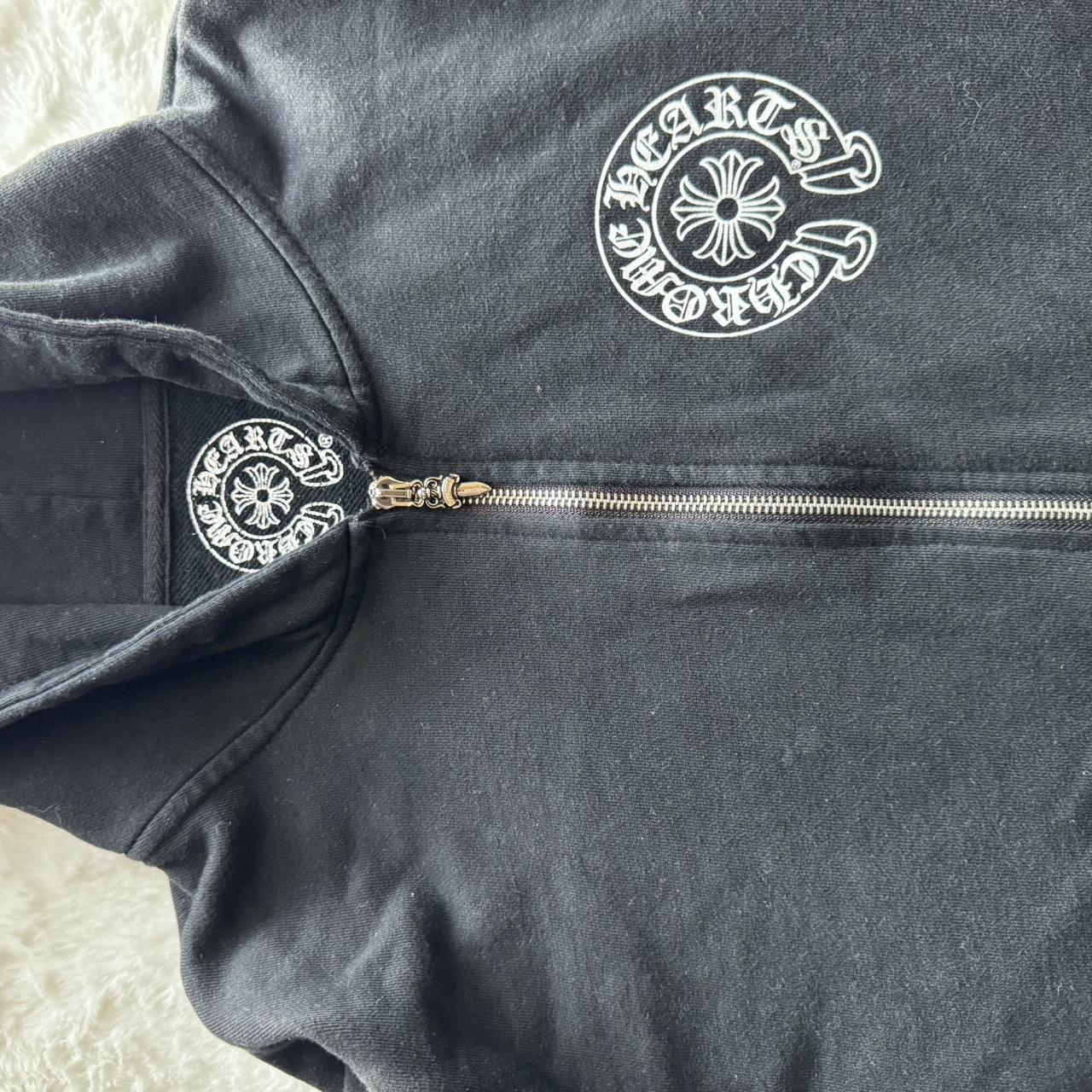 Chrome hearts zip up Worn 4x Open to lowballs - Depop