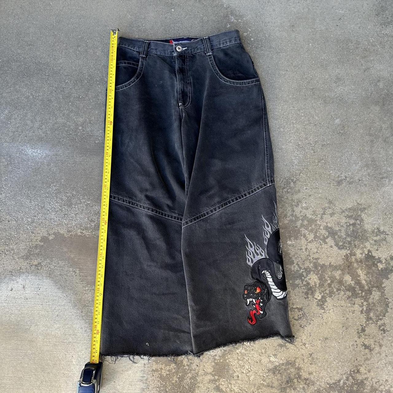 JNCO HISSING SNAKES 90s Jeans 34x32 Measurements... - Depop