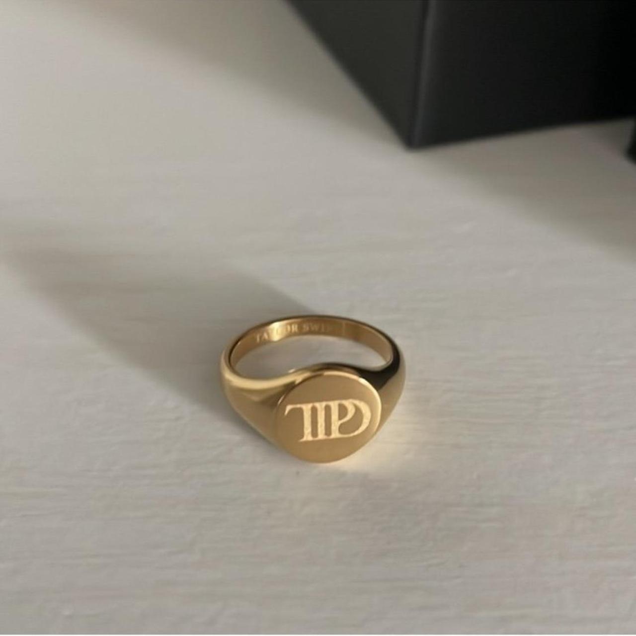 Official Taylor Swift TTPD ring. Size 5. Smoke free... - Depop