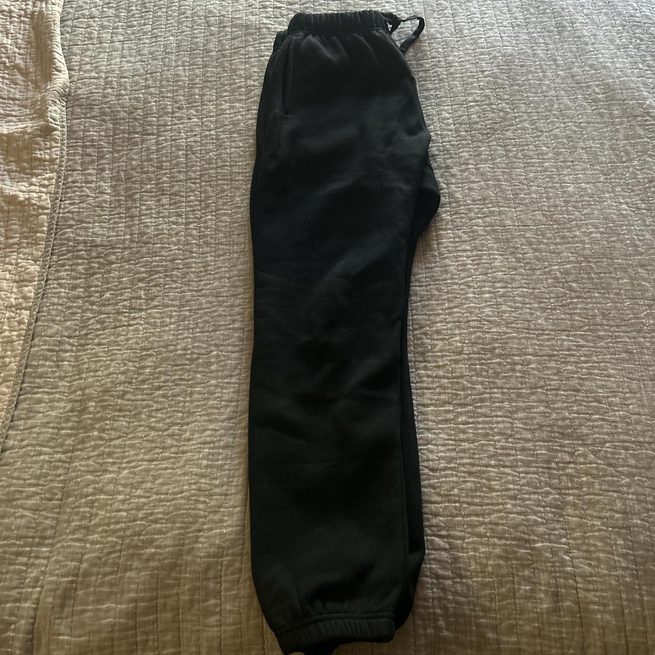 Black essential sweats(will negotiate) - Depop