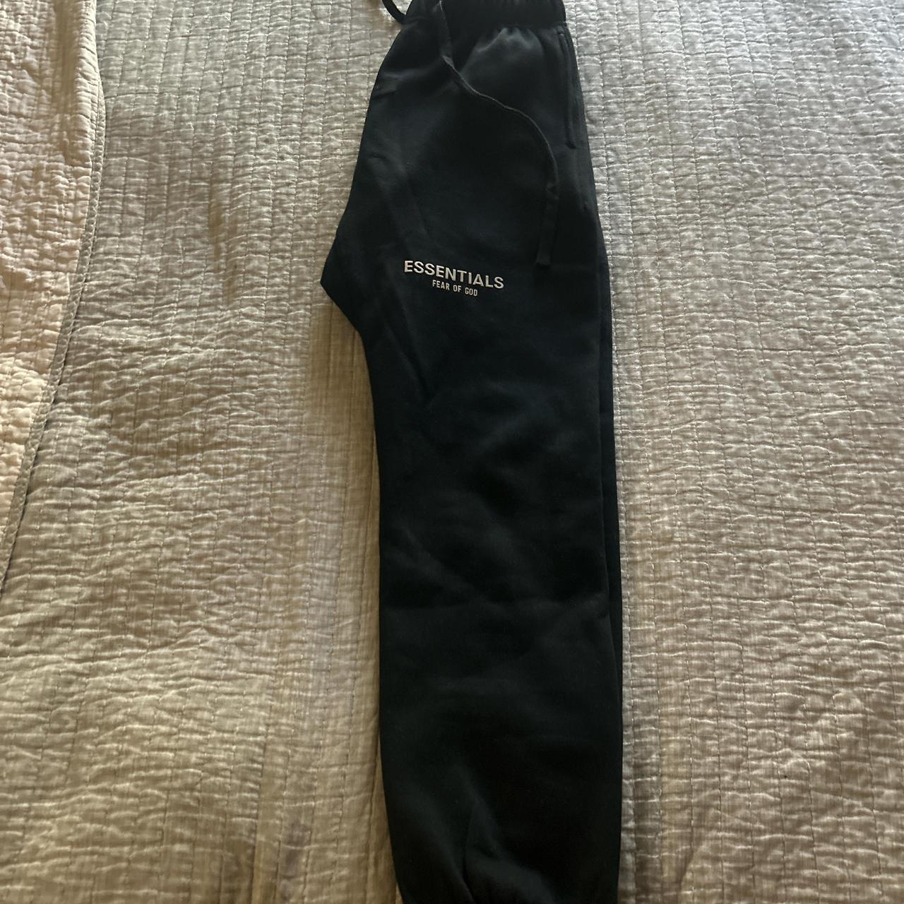 Black essential sweats(will negotiate) - Depop