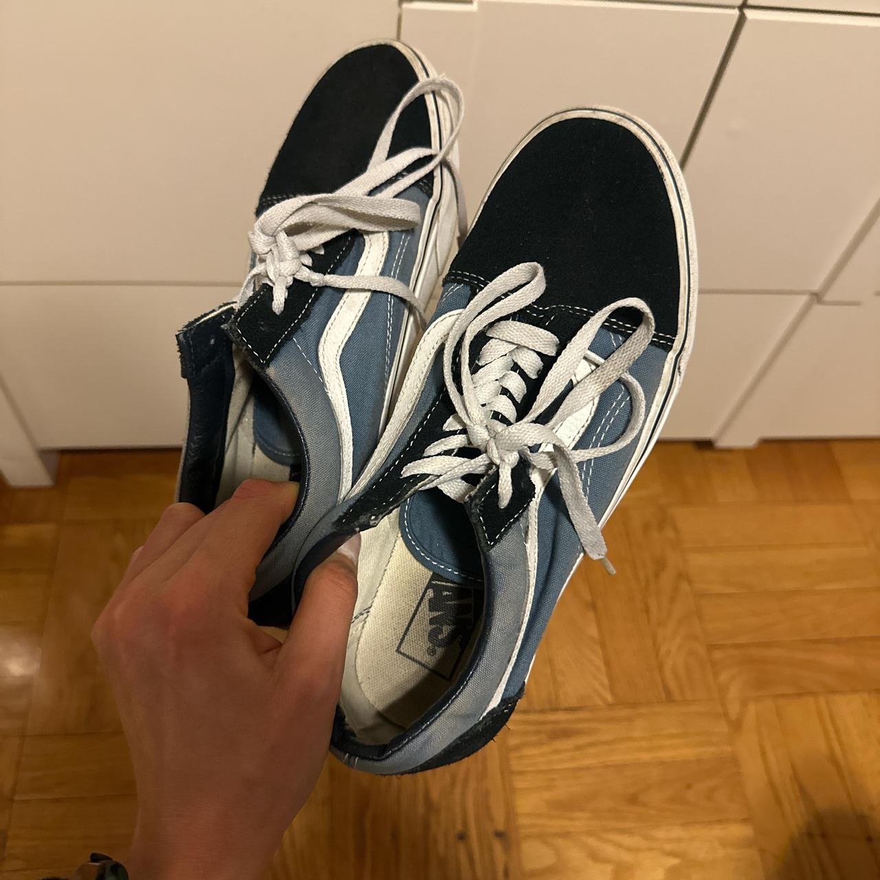 Vans navy shoes - Depop